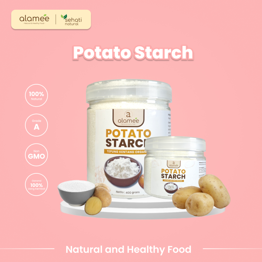 Alamee Fine Potato Flour Potato Starch PREMIUM Cake Flour Mashed Long ...