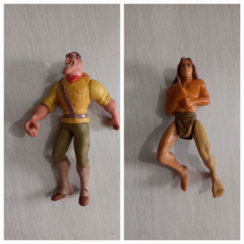 Tarzan clayton action figure, second preloved disney cartoon unit ...