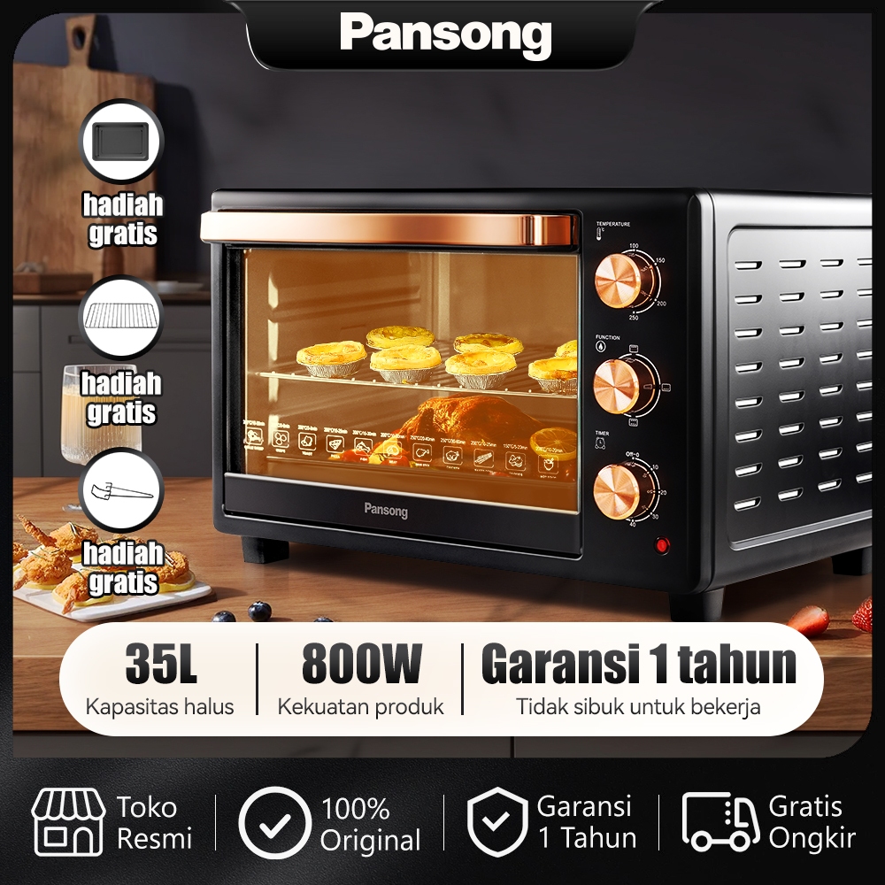 Pansong KX3001 Low Watt Electric Oven 35L good quality Cake Baker ...