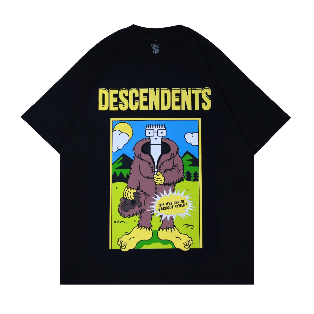 Psycho 666 DESCENDENTS Monkey Band T-shirt Black Unisex | Shopee Malaysia