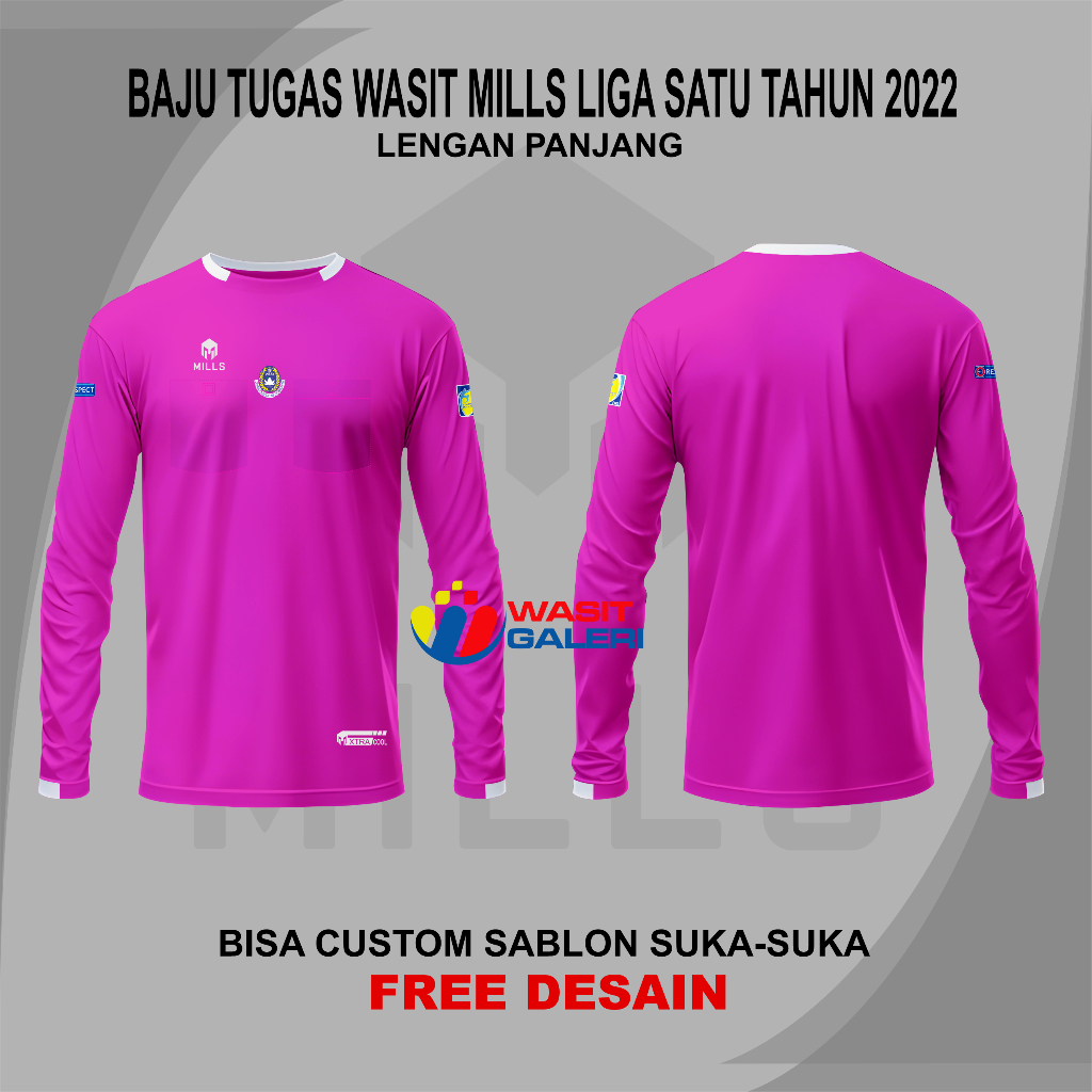 Mlls LEAGUE 1 BRI 2022 LONG SLEEVE REFEREE TASKS CLOTHES (RESPECT, DADA ...