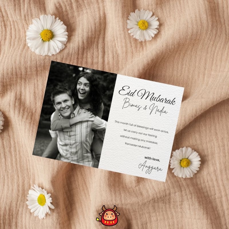 Personalize photo Card Custom Eid Card Eid greeting Card Eid Card with ...