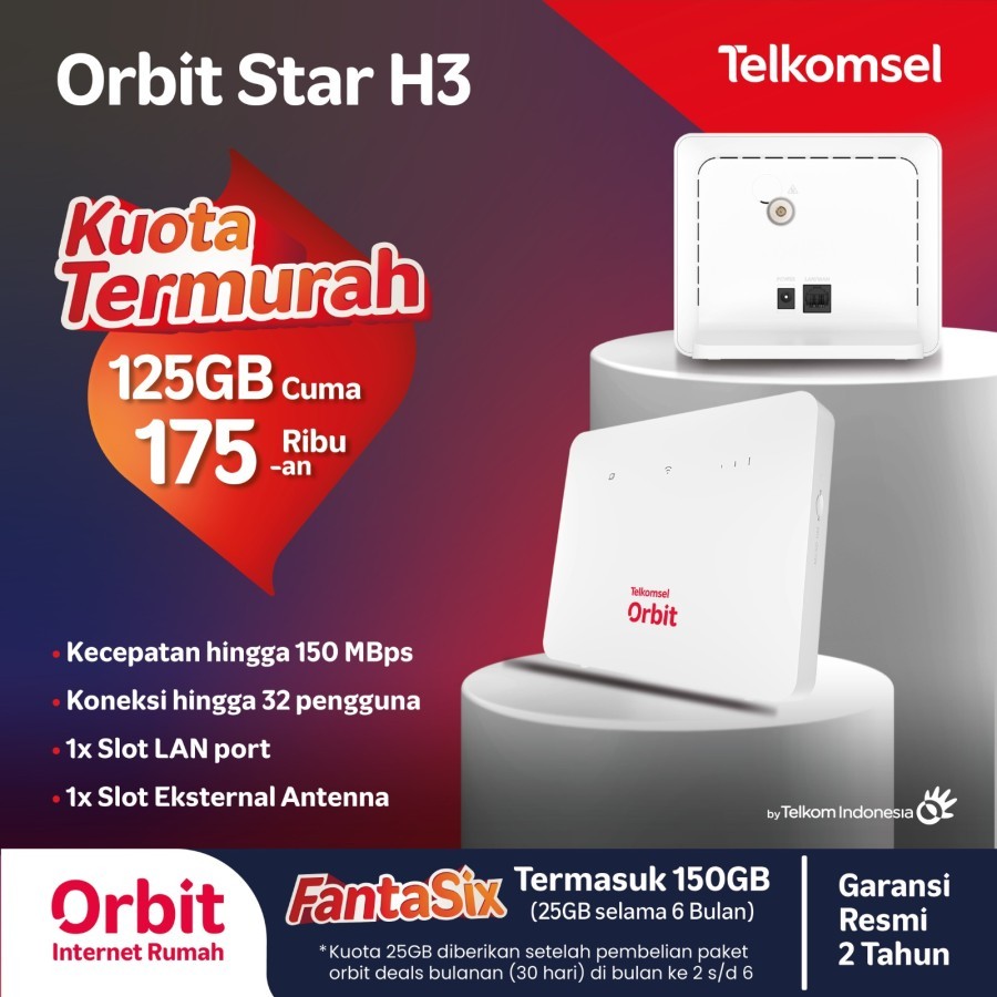 Orbit Star H3 4G LTE Cat4 Powerful Wifi Router Modem by Huawei Free ...