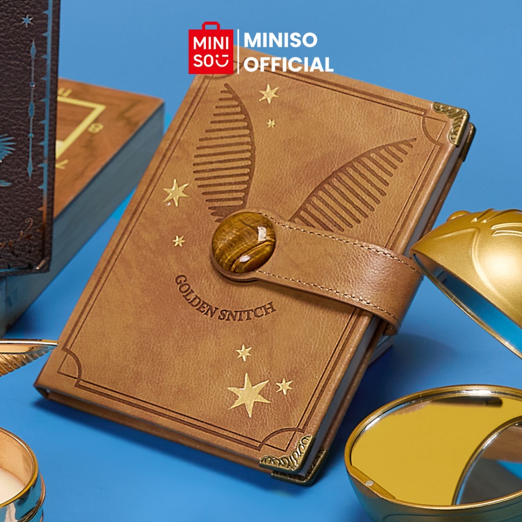 Miniso x Harry Potter Collection Golden Snitch Hardcover Book with ...