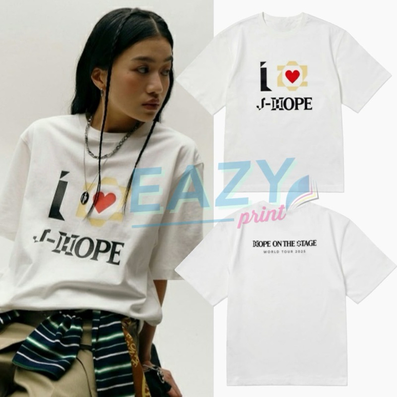 I LOVE JHOPE MERCH HOPE ON THE STAGE TOUR TSHIRT 2025 CONCERT CROPTOP ...