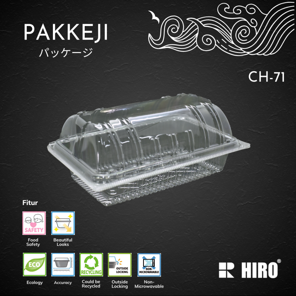 Pakkeji Mika Roll Cake – Exclusive Container for Roll Cake & Dessert ...