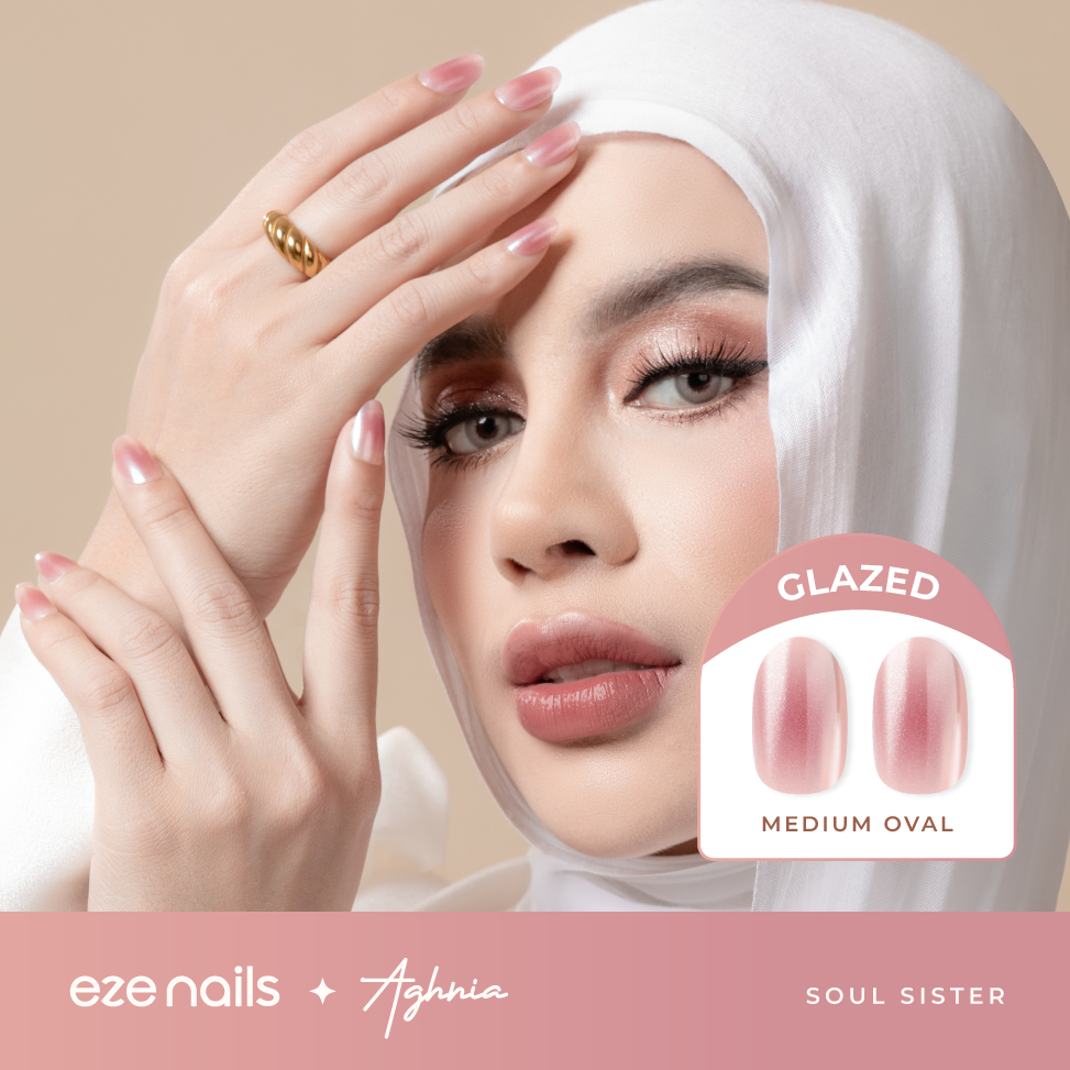 (NEW) Eze Nails x Emy Aghnia - Soul Sister Spot On Manicure (Stick Fake Nails) | Shopee Malaysia