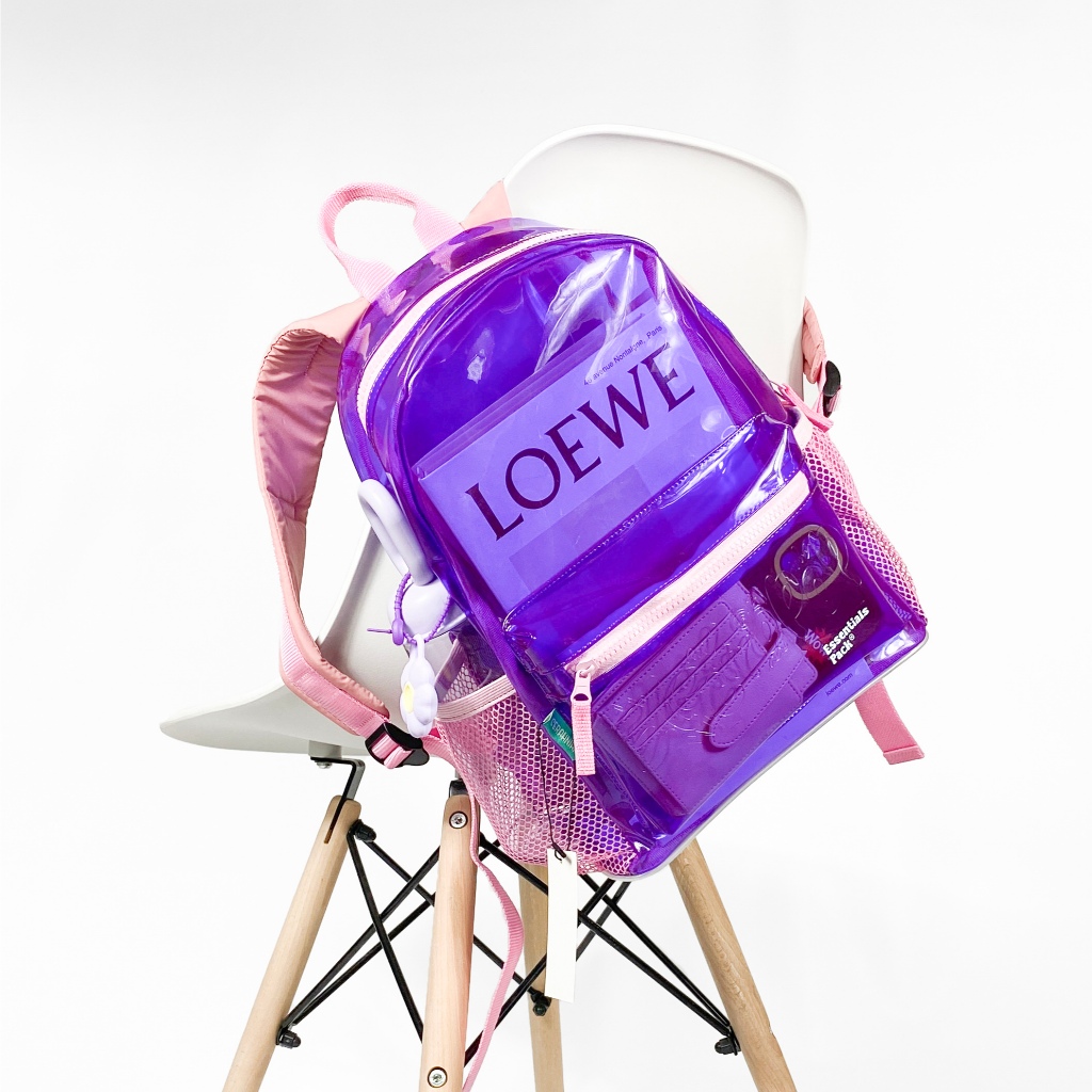 Mika DAYPACK TRANSPARENT / MIKA BAG / FULL COLOR (FOXY) | Shopee Malaysia