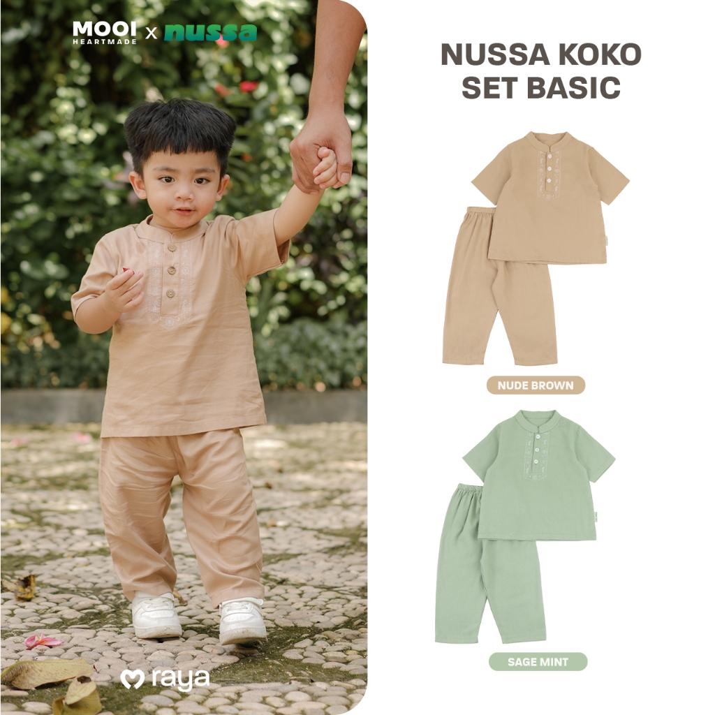 Mooi X Nussa Koko Basic Set Children's Koko Suit Raya Collection ...