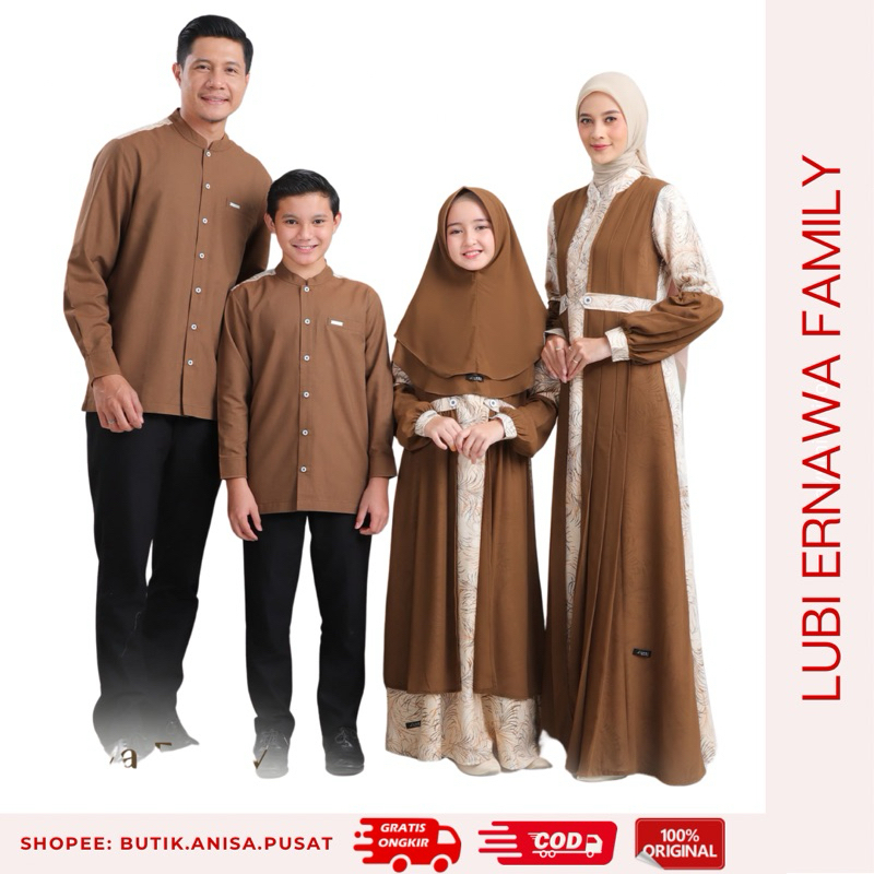 Lubi ERNAWA FAMILY MARY GOLD Sarimbit FAMILY Eid 2025 Let's | Shopee ...