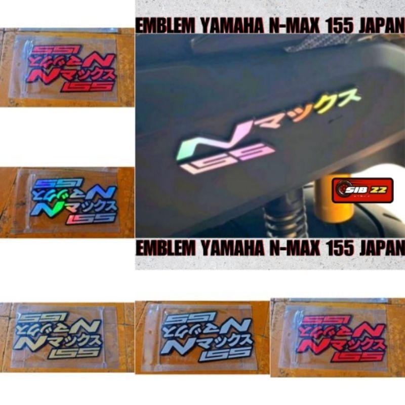 Yamaha nmax nmax 150 155 JAPAN 3D BADGE LOGO embossed emblem is good ...