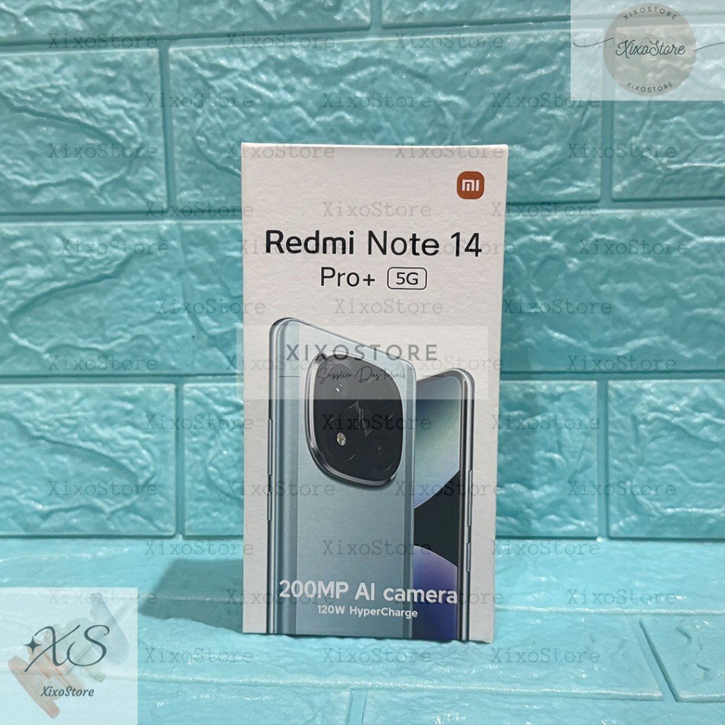 DUS / BOX REDMI NOTE 14 PRO+ 5GFREE STICKERS AND FULL ACCESSORIES ...