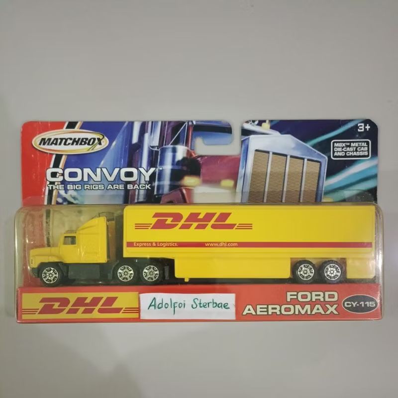 Matchbox convoy the big rigs are back ford aeromax DHL express & logic ...