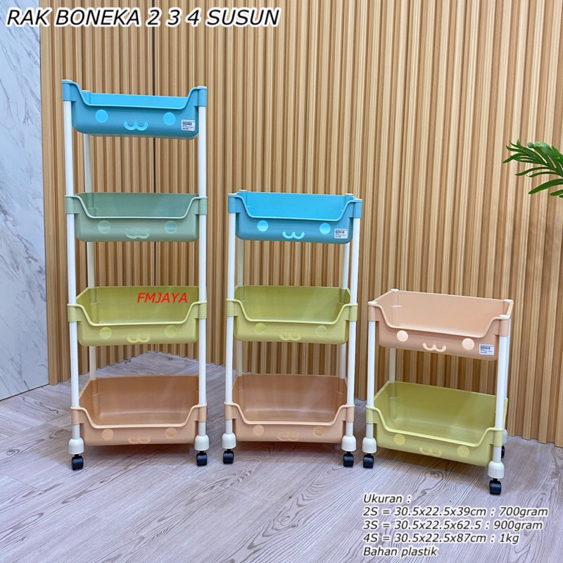 Doll SHELF 4 - 3 - 2 STORIES || Portable DOLL SHELF + WHEELS ...