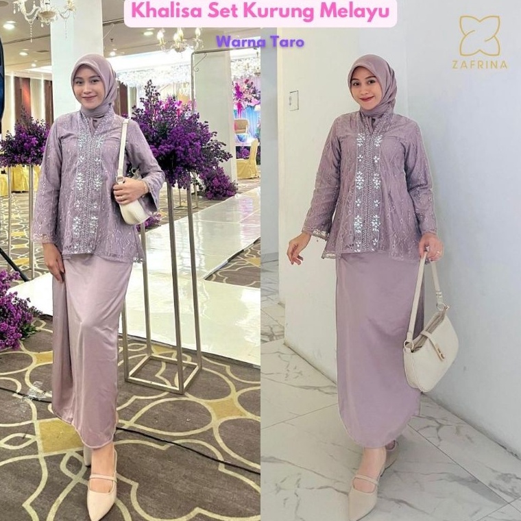 Code J94J ZAFRINA KHALISA SET KURUNG MELAYU KURUNG MODERN | Shopee Malaysia