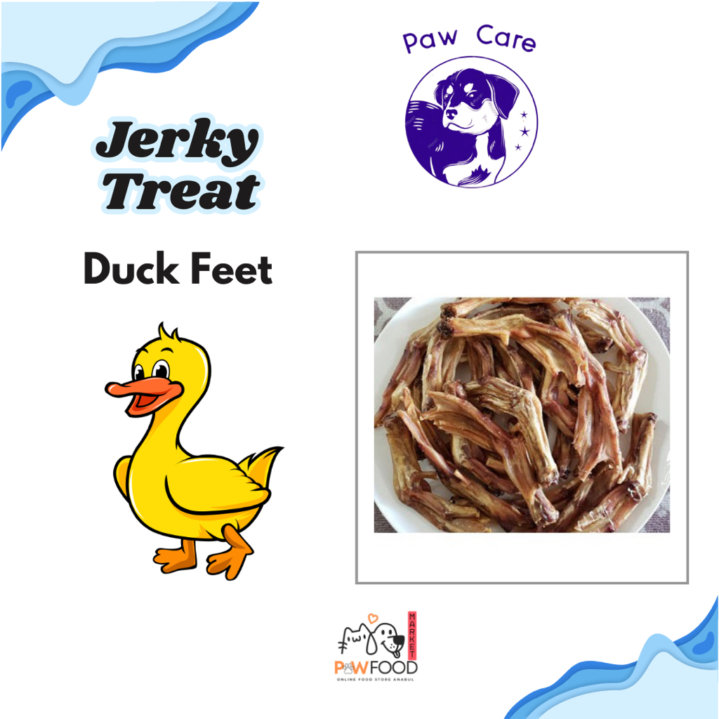 Duck Feet by Paw Care Jerky contains 20 pcs Jerky Duck Feet Dog snacks ...