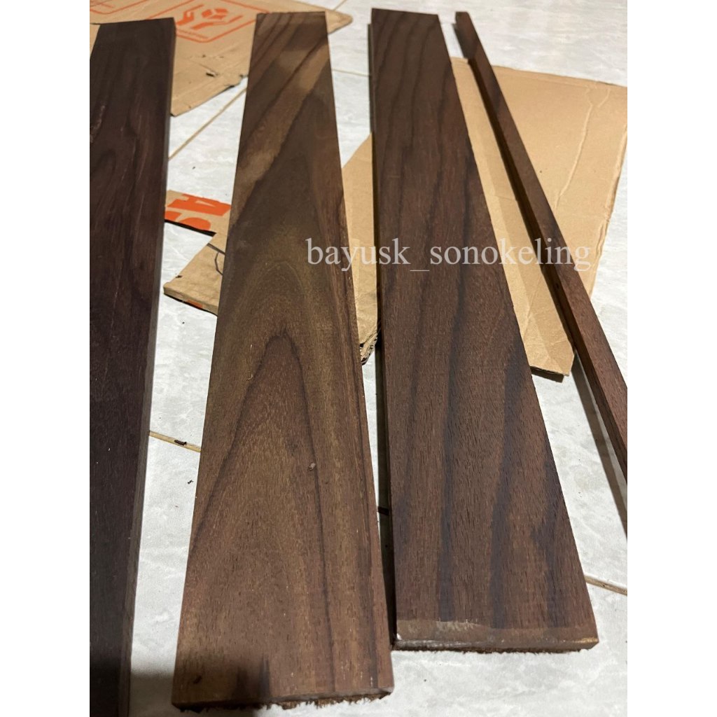 KAYU PUTIH Custom size sonokeling wood - full galih without white ...
