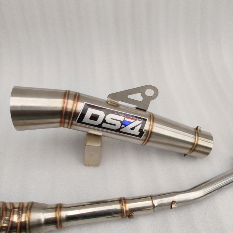 Ds4 MUFFLER SUPER OPEN pipe 51MM CANISTER TUBE TYPE 1set for xrm 110 ...