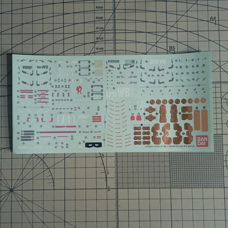 Bandai MG 1/100 GUNPLA RX-78 RX 78 2 -2 GUND AM VER VER. 3.0 PARTS ...