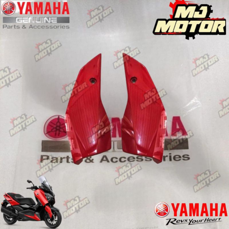 MERAH NEW XMAX CONNECTED ORIGINAL YAMAHA RED GLOSSY RIGHT LEFT SPAKBOR ...