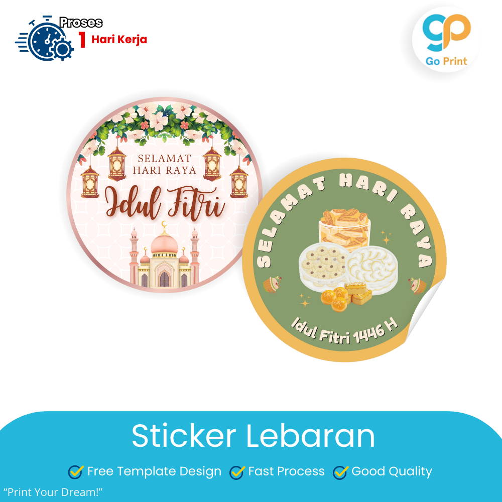 Special Eid Al-Fitr Round Stickers for Hampers | Eid STICKERS | Seal ...