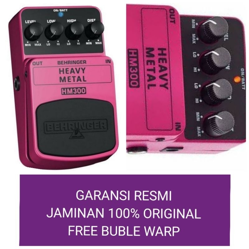 Behringer HM 300 BEHRINGER HEAVY METAL EFFECT GUITAR EFFECTS | Shopee Malaysia