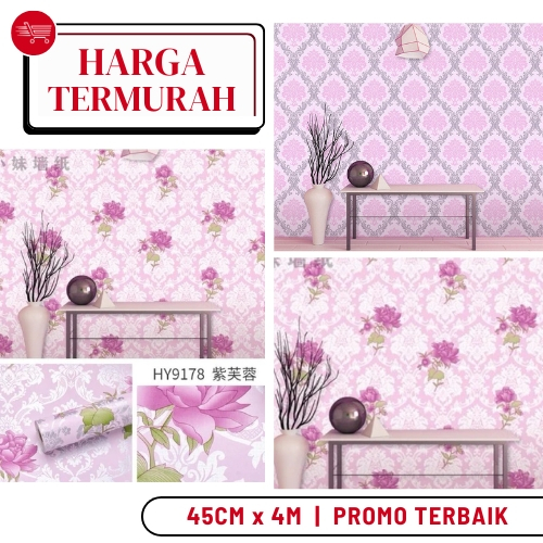 Pink Flower Batik Wallpaper Bedroom Wall Wallpaper Pink Batik Motif ...