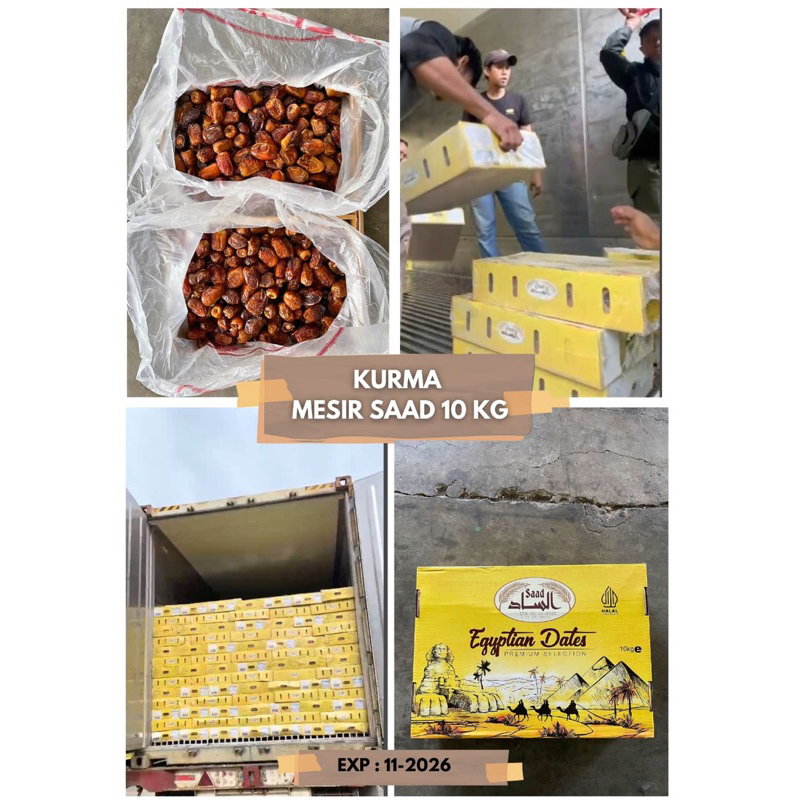 EGYPTIAN DATES SAAD 10KG PREMIUM EGYPTIAN DATES 10KG | Shopee Malaysia