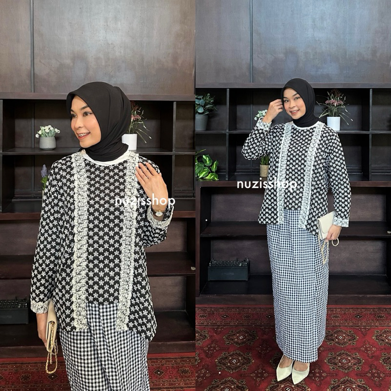 Nuzi - Flora Oneset Malay Bracket Flower Box Embroidery Lebaran ...