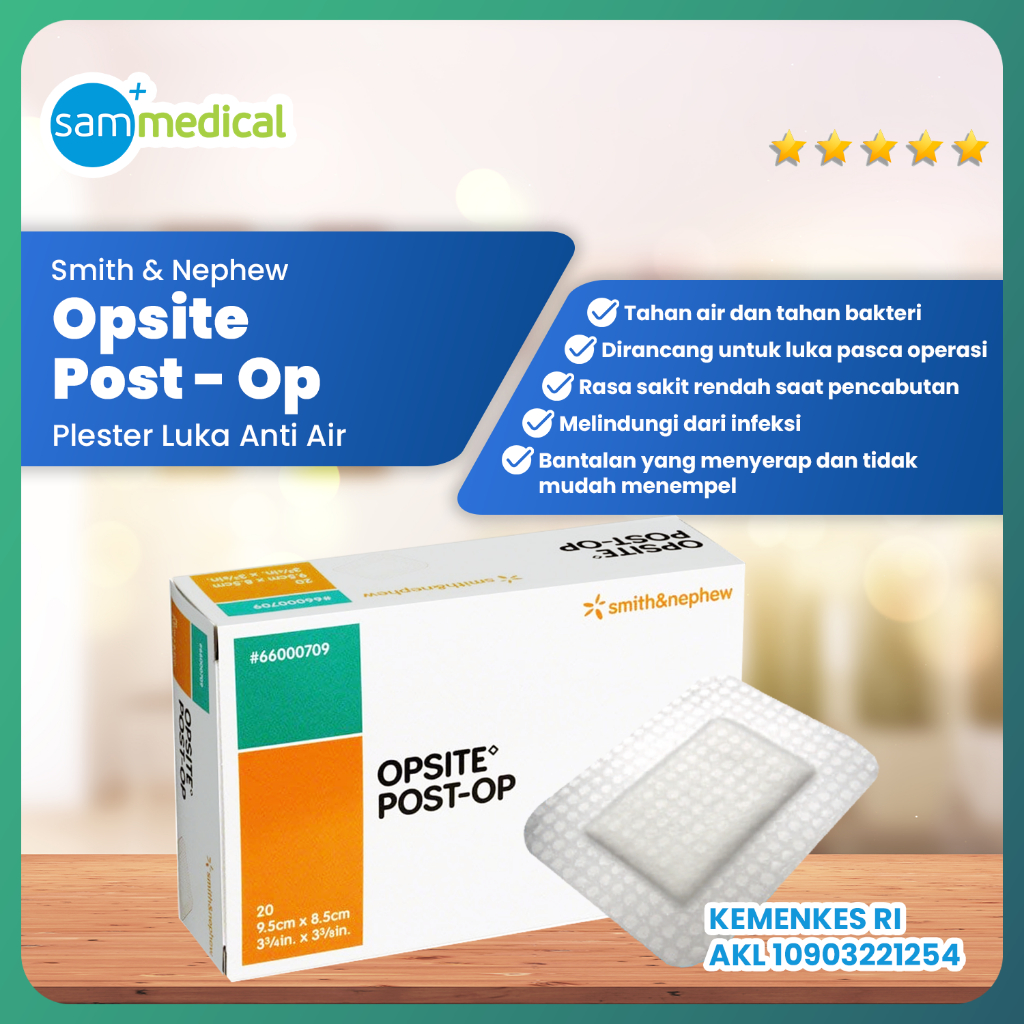Optite Post Op Waterproof Plaster 20cm x 10 cm / Dressing + Absorbent ...