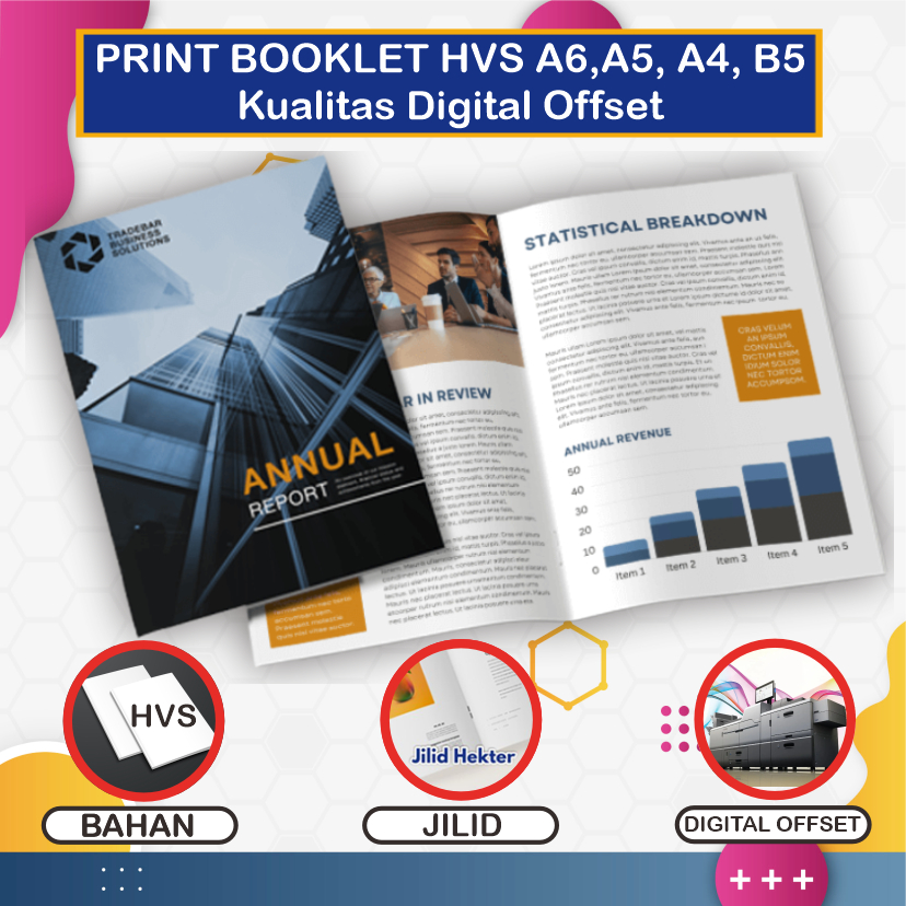 PRINT BOOKLET / PRINT BOOKLET FULL COLOR, COVER COLOR HVS A4 B5 A5 A6 ...