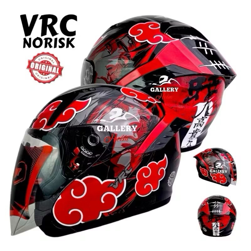 VRC Helmet Original Motif Latest Half Face Helmet SNI | Shopee Malaysia