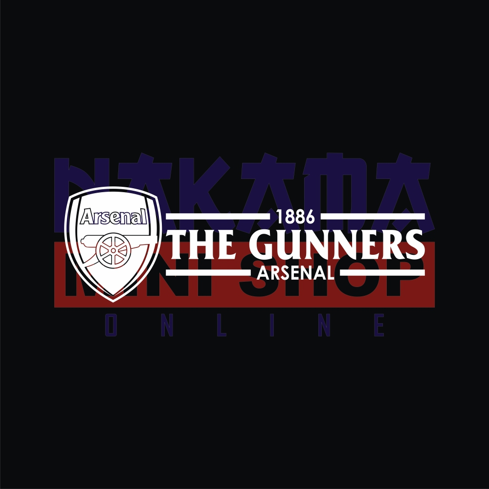 Arsenal The Gunners reflective Cutting sticker variations | Shopee Malaysia