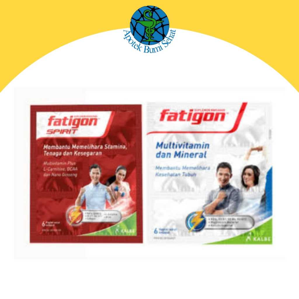 Fatigon Multivitamin Stamina // Fatigon Spirit Multivitamin Stamina 6 ...
