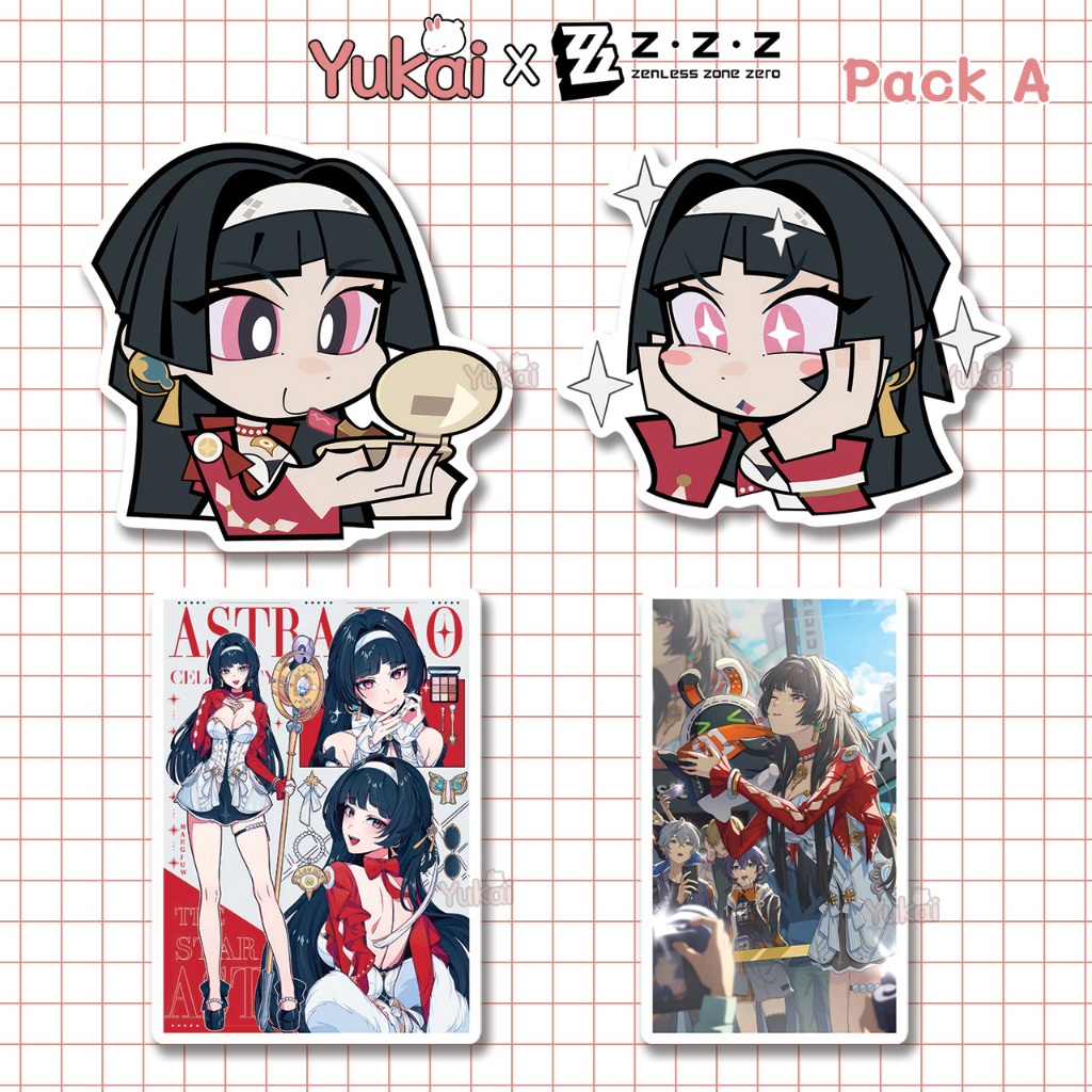 Astra Yao Zenless Zone Zero (ZZ) Premium Stickers - Waterproof Anime ...