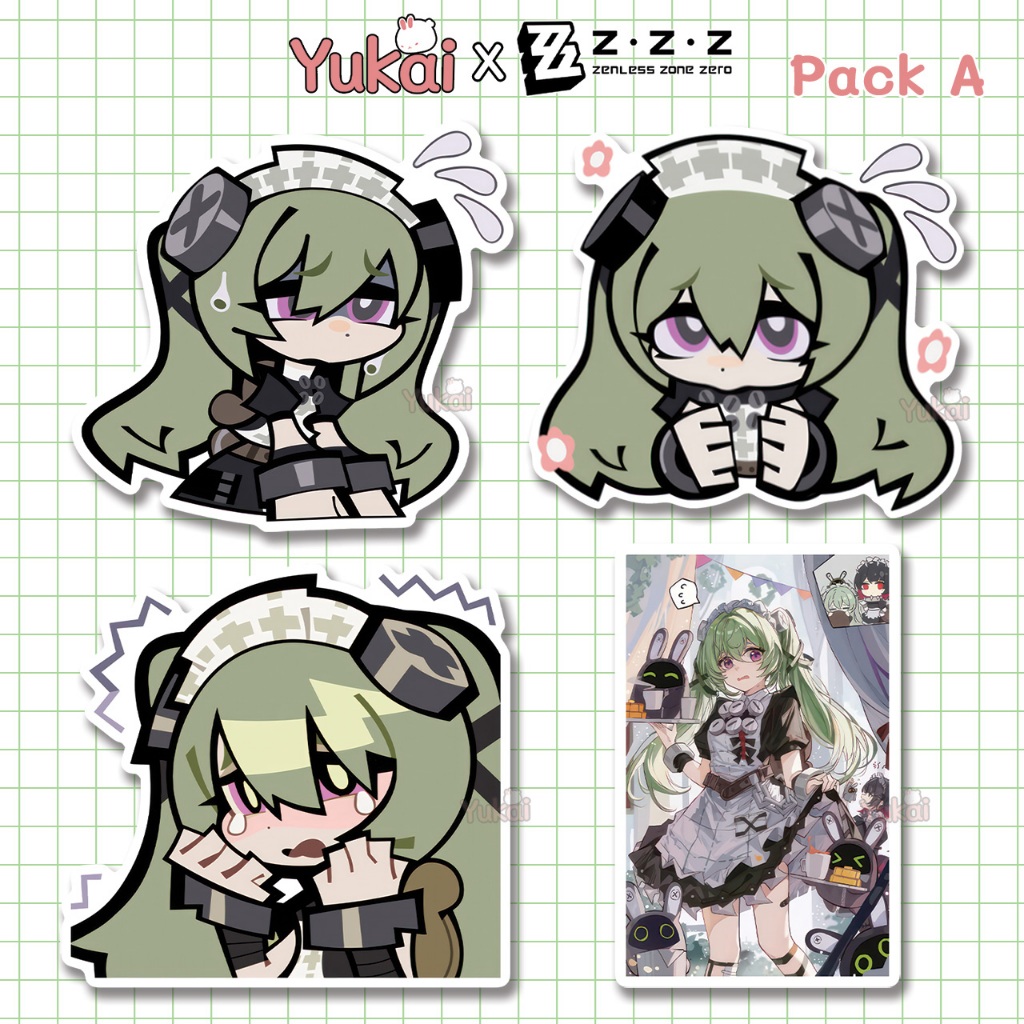 Corin Zenless Zone Zero (ZZ) Premium Stickers - Waterproof Anime ...