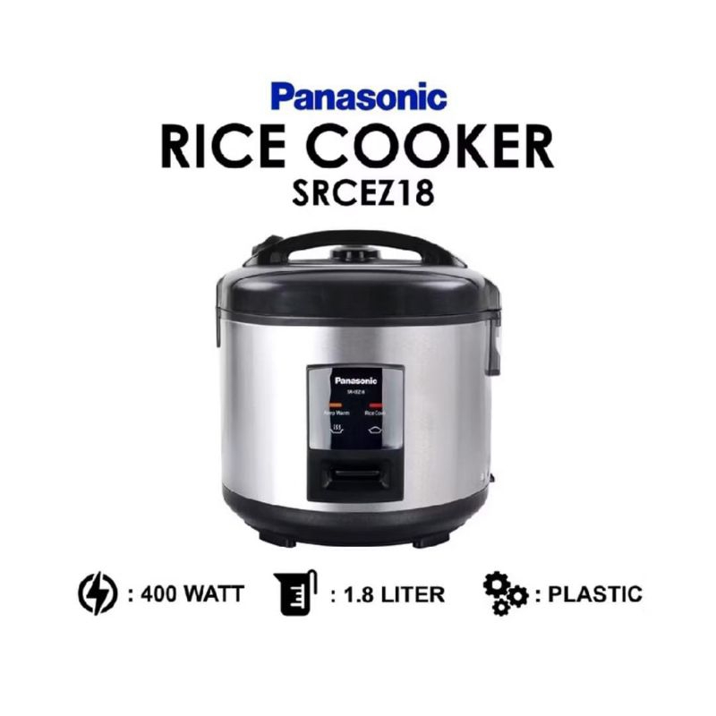 Rice COOKER PANASONIC SRCEZ18 MAGIC COM 1.8 LITER 3IN 1 400 WATT ...