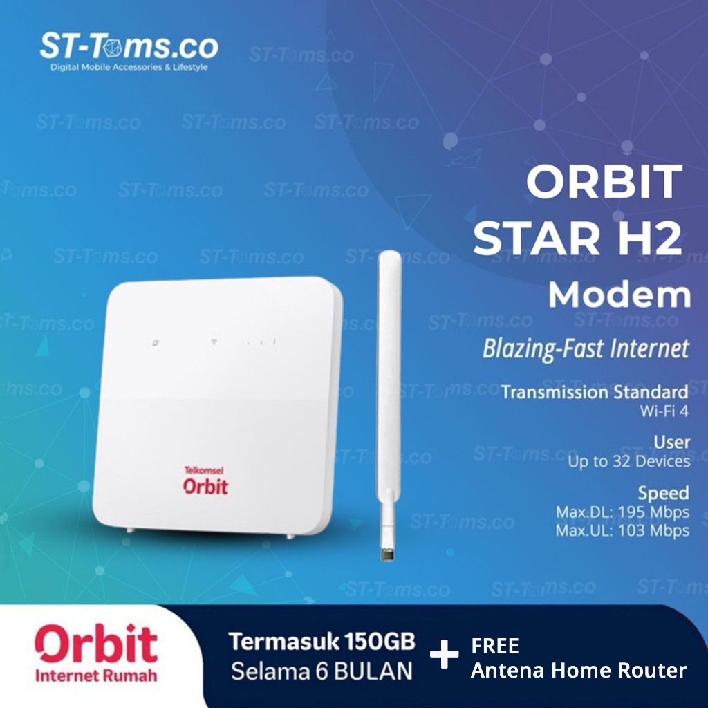 Huawei Telkomsel Orbit Star H2 B320 4G CPE 5S LTE 195Mbps WiFi 300Mbps ...
