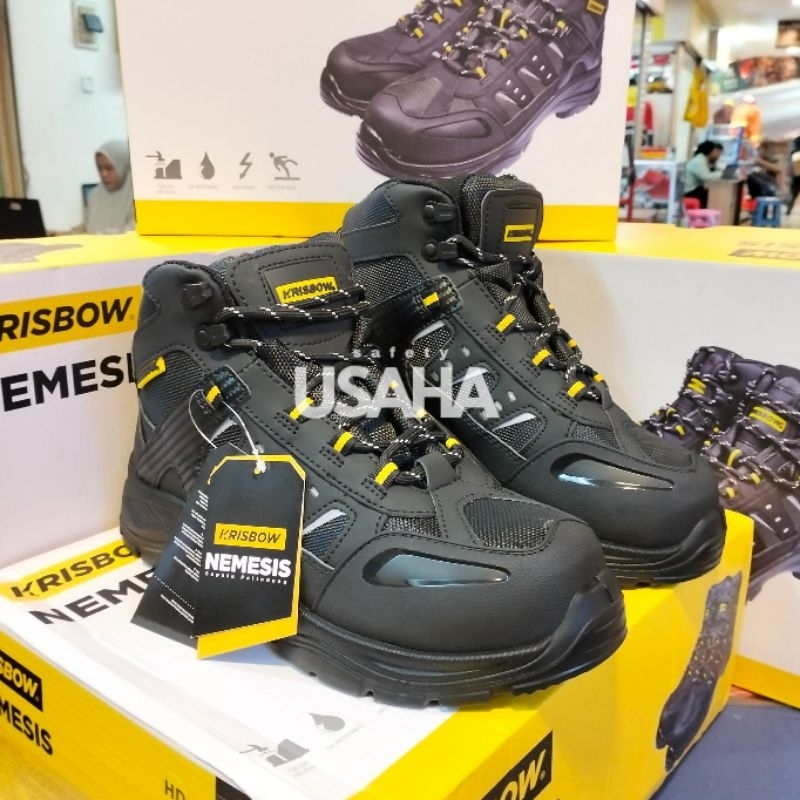 Krisbow Nemesis Safety Shoes / Quality Original Krisbow Safety Shoes ...