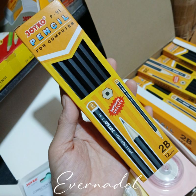 Joyko 2B Pencils Per Box Contains 12 Pencils | Shopee Malaysia