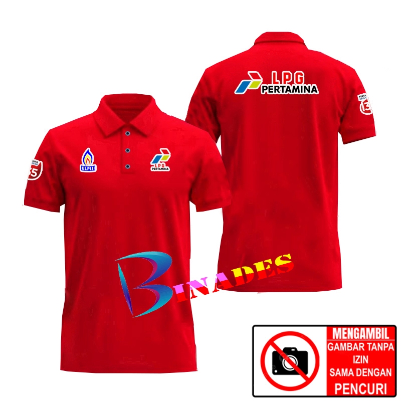 Sell PERTAMINA LPG Polo Collar Shirt - PERTAMINA ELPIJI BINADES Collar ...