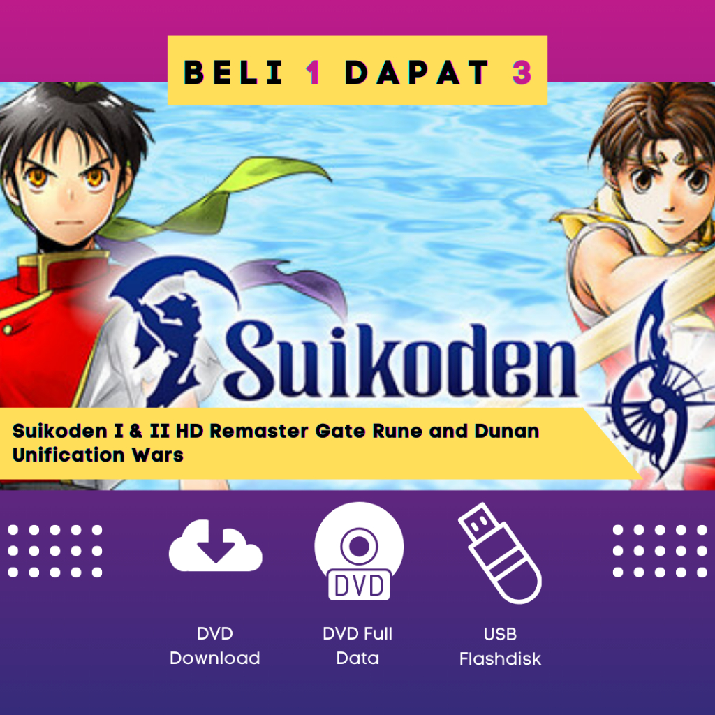 Suikoden I & II HD Remaster Gate Rune and Dunan Unification Wars ...