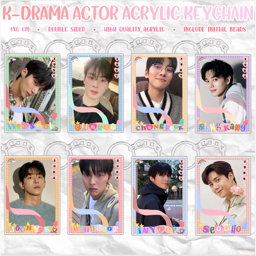 GANTUNGAN [READY] K-Drama Actor Acrylic Keychain Candy Keyring ...