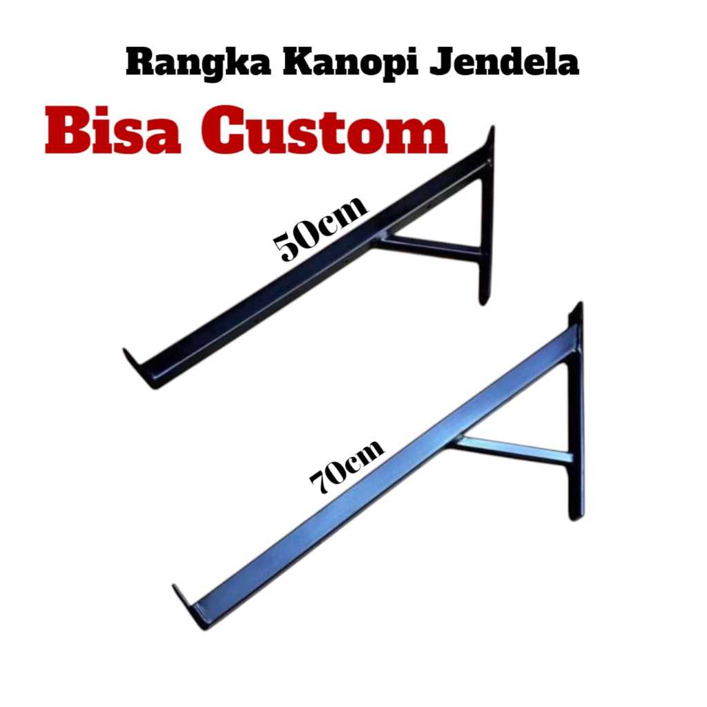 (PAIR) 1.5X1.5CM holow Window Canopy Frame Outdoor Canopy Console Iron ...