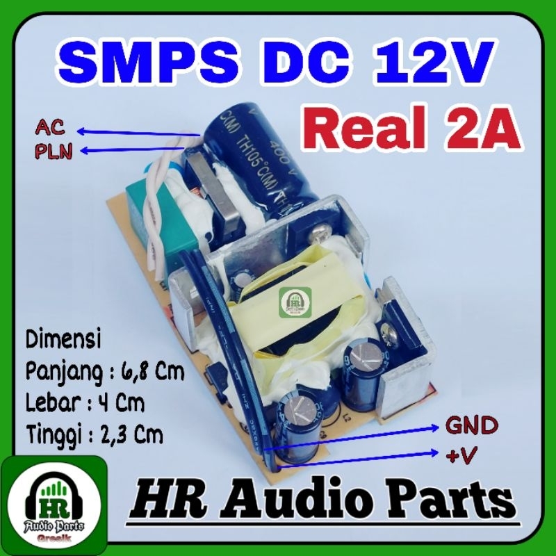 Smps dc 12V 2A Real Famous Brandet Products for Bias Class D Tone ...