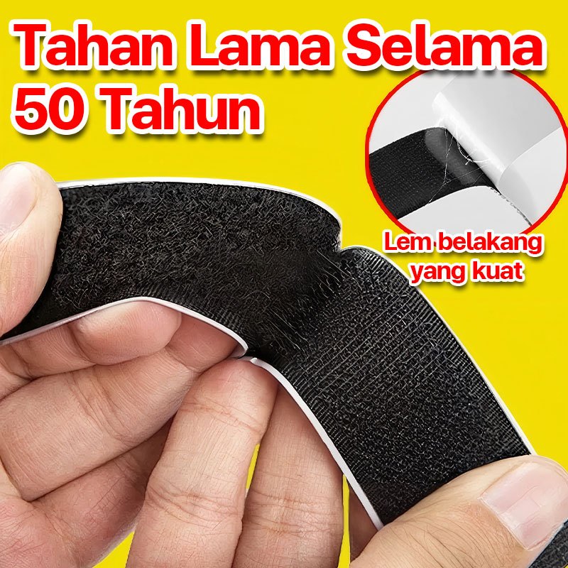 Velcro Adhesive Tape Velcro Duct Tape Double Tape Hook and Loop Adhesive Multipurpose Magic ...