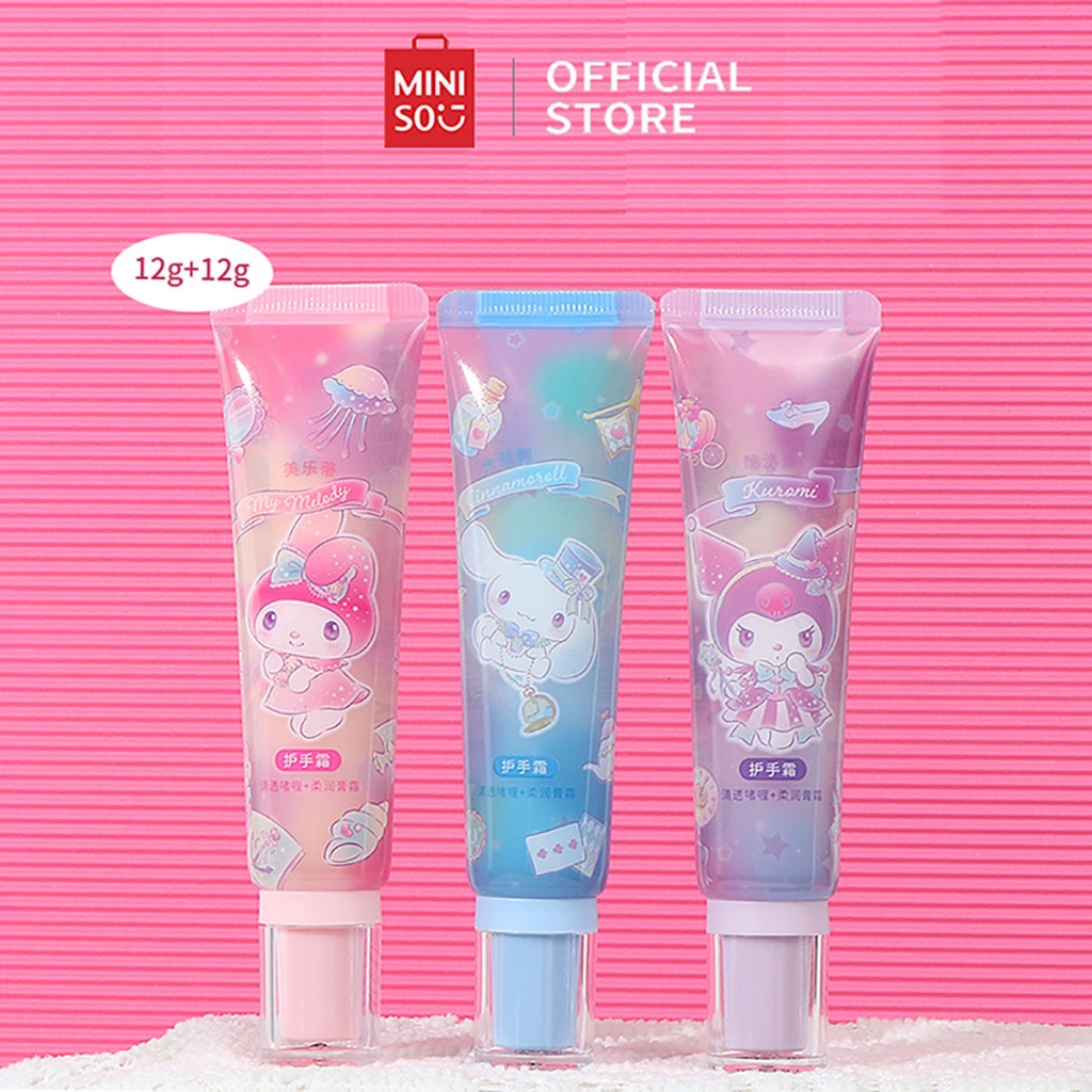 Miniso X Sanrio Hand Cream 2-in-1 Hand Cream Kuromi/My Melody ...