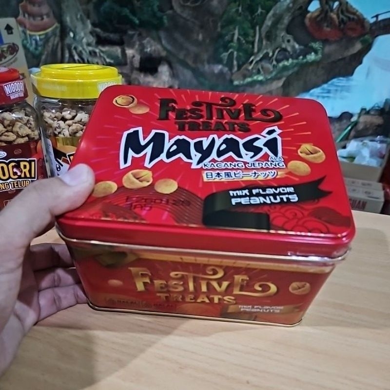 ED 10.26 TIN 20*7GR - CANNED MAYASI PEANUTS CONTENTS 20 PACKS FESTIVE ...