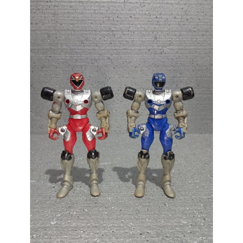 Original Bandai Power Ranger RPM Red and Blue Rangers Set | Shopee Malaysia