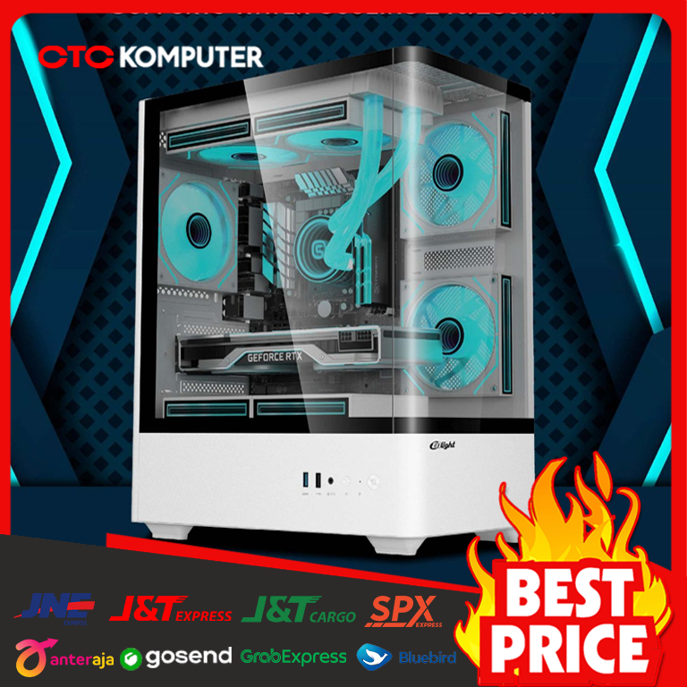 Enlight A3 - PC CASE | Itx/micro-atx | Tempered GLASS - PC CASING ...